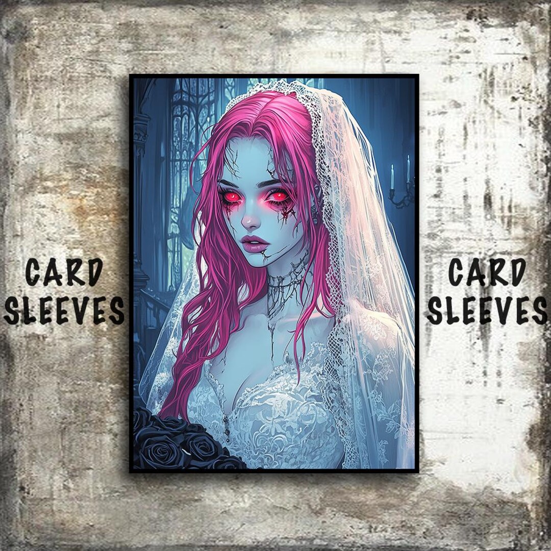 MTG Card Sleeves Corpse Bride Card Sleeves Ghost Bride Card Protector ...