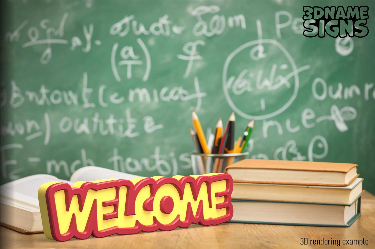 Personalized 3D Desk Name Signs - Etsy