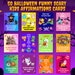 50 Funny Scary Halloween Affirmations for Kids Printable Trick-or-treat ...