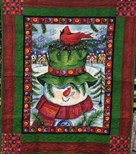 Happy Snowman Quilt Pattern