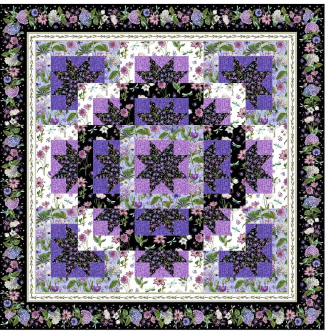Fleur Periwinkle Quilt Pattern PTN2737-10 - Etsy