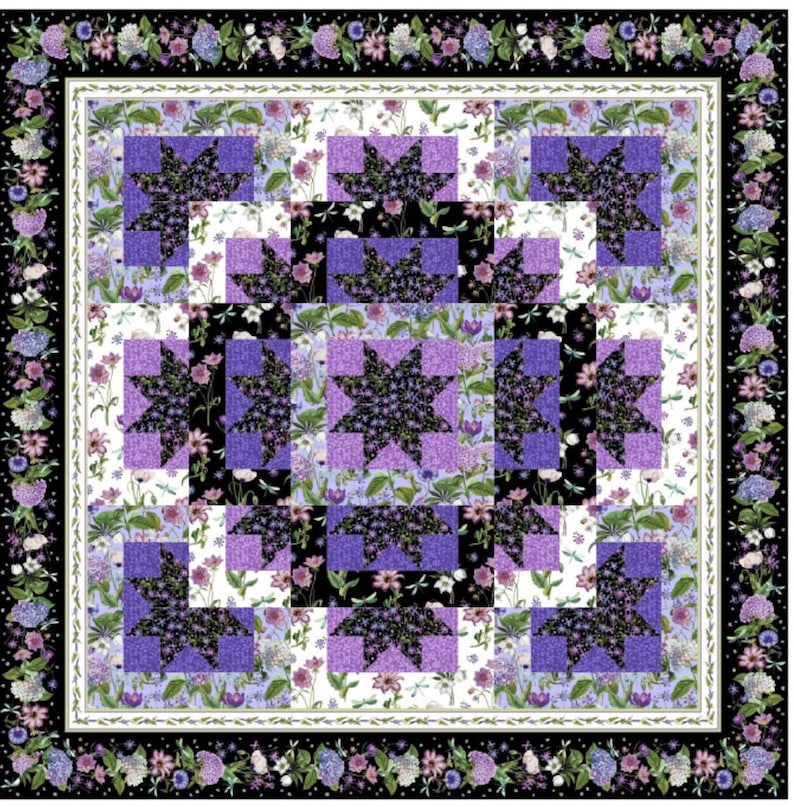 Fleur Periwinkle Quilt Pattern PTN2737-10 - Etsy