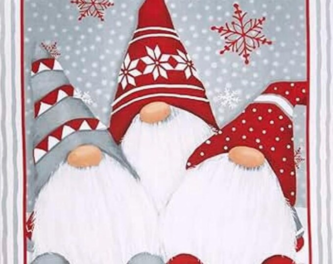 Winter Whimsy Cotton Flannel Fabric Panel by Henry Glass - Etsy