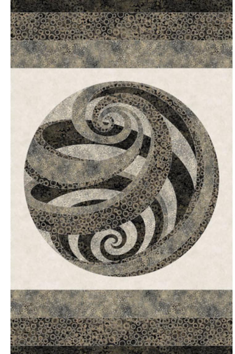 New Shimmer Eclipse Panel Black Earth and Silver by Northcott - Etsy