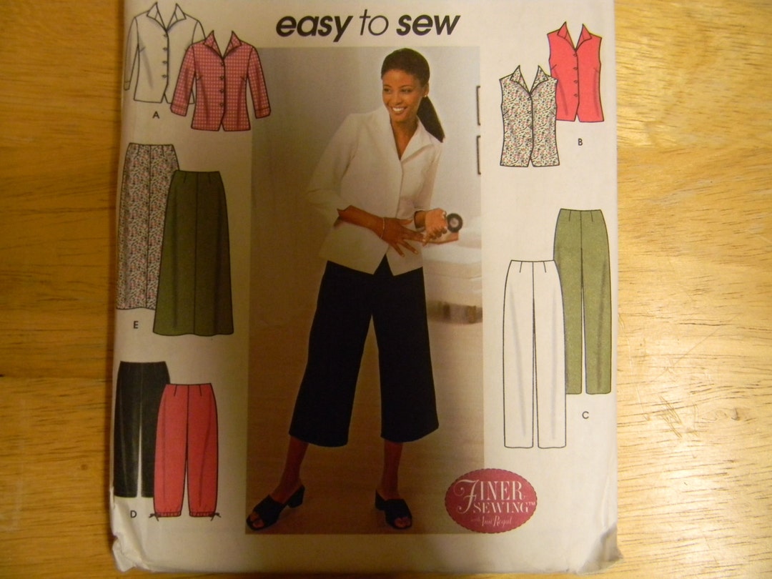 Uncut Simplicity Pattern 9158 Size 6,8,10,12 Easy to Sew Shirt, Pants ...