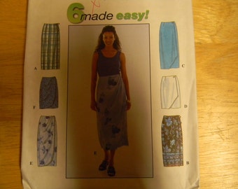 Vintage Uncut Simplicity Pattern 8016 Size 6-12 Easy Skirt | Etsy