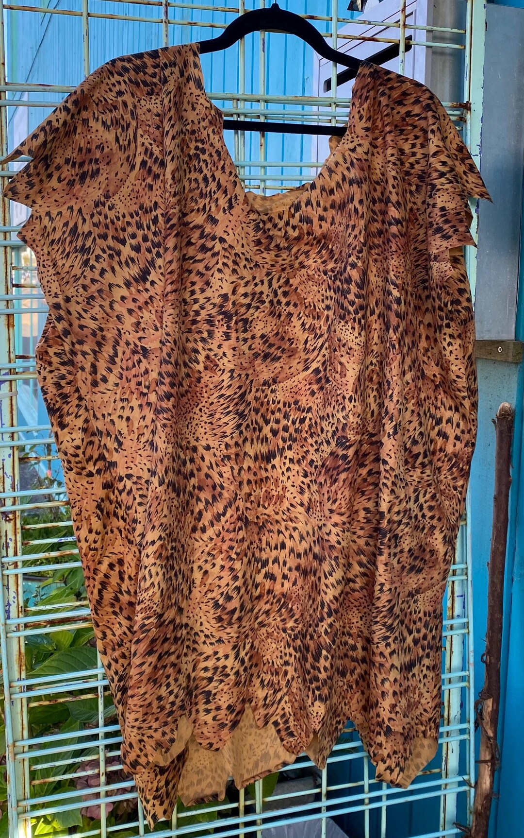 Caveman or Cavewoman Costume Ready to Wear With Sawtooth Edges Fits ...