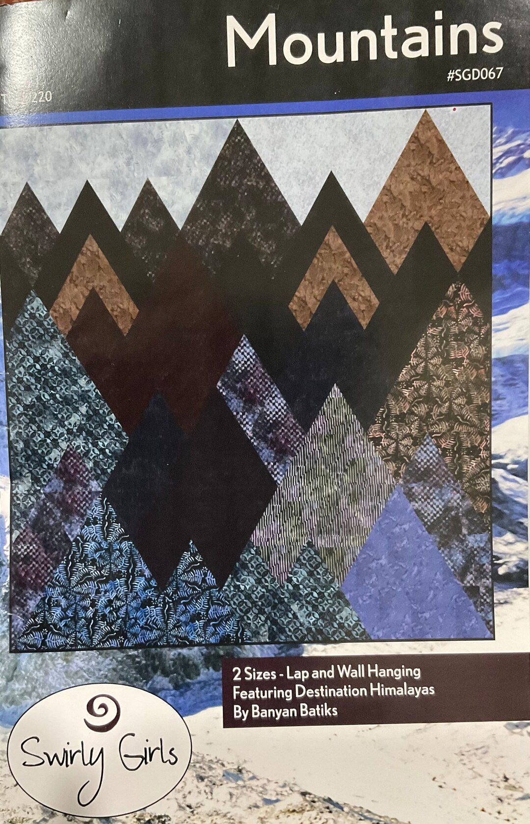 Mountains Quilt Pattern by Swirly Girls PTNB0220 #SGD067 - Etsy