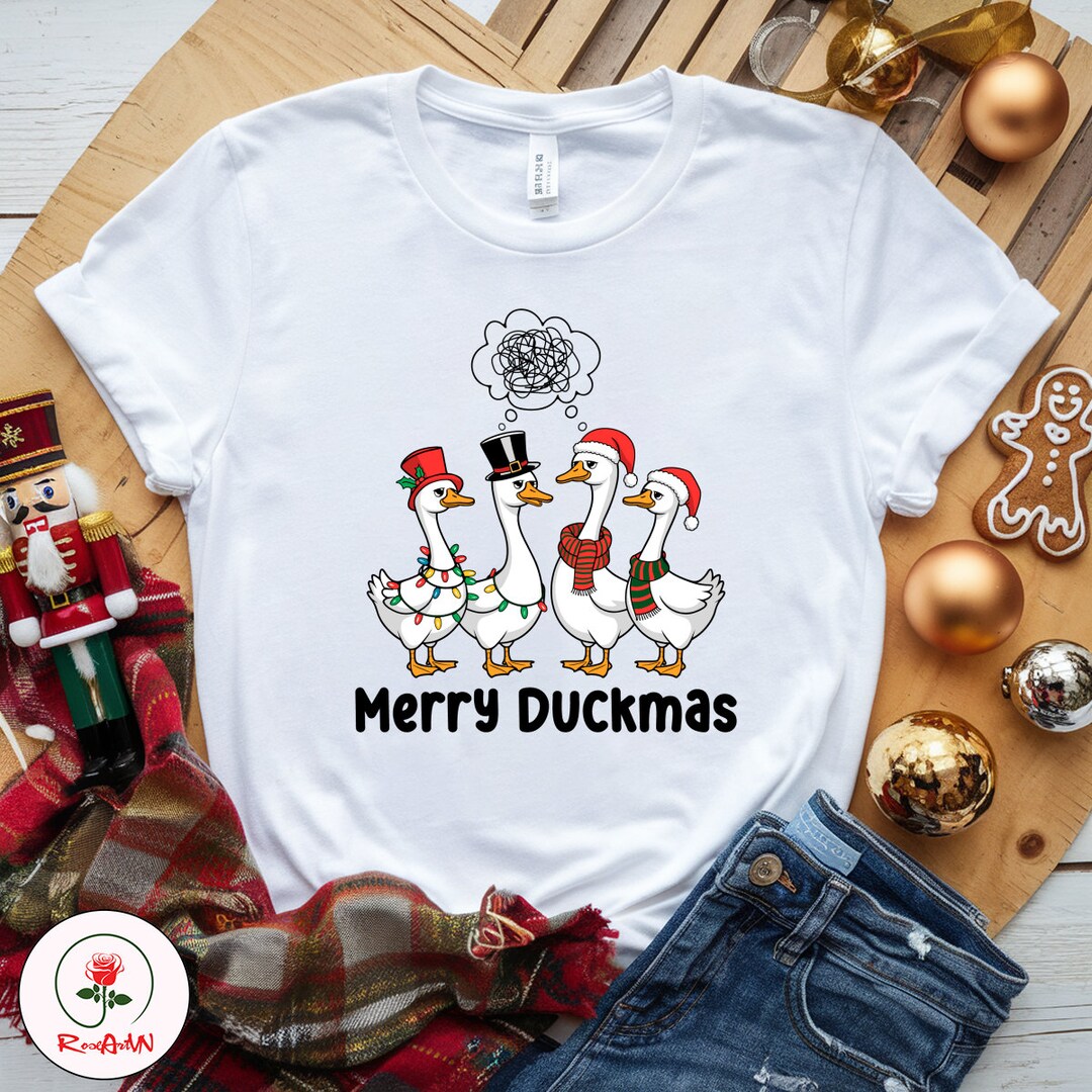 Merry Duckmas Svg, Christmas Disneyland Svg, Santa Duck, Christmas ...