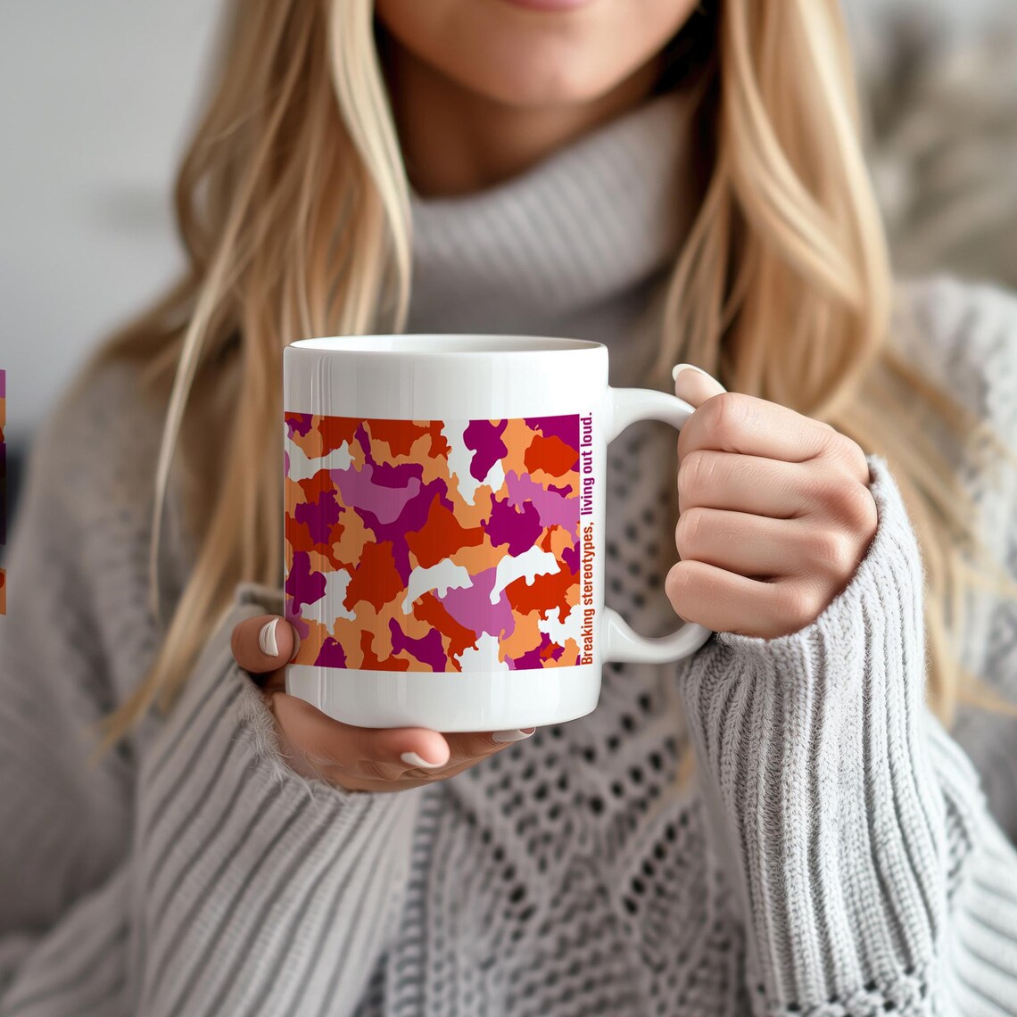 Lesbian Gift Mug Pride Coffee Cup Lesbian Holiday Gift Idea, Lgbt Quote ...
