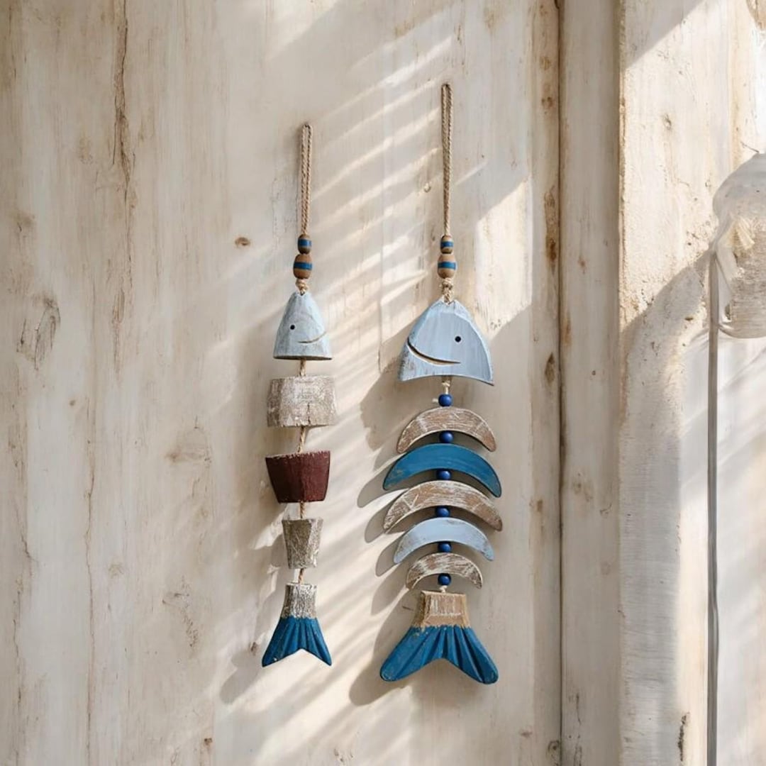 Rustic Wooden Fish Wall Hanging | Nautical Decor | Coastal Decor ...