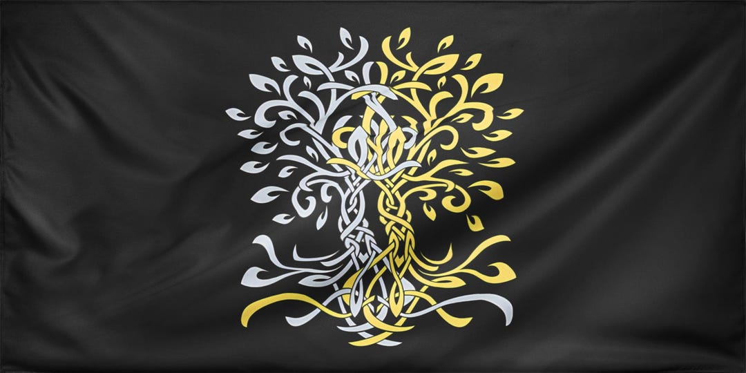 Lord of the Rings Valinor Flag Gift for LOTR Fans | Lotr Flag Tapestry ...