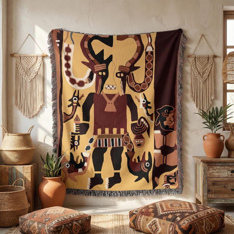 Peruvian Art Tapestry - Etsy