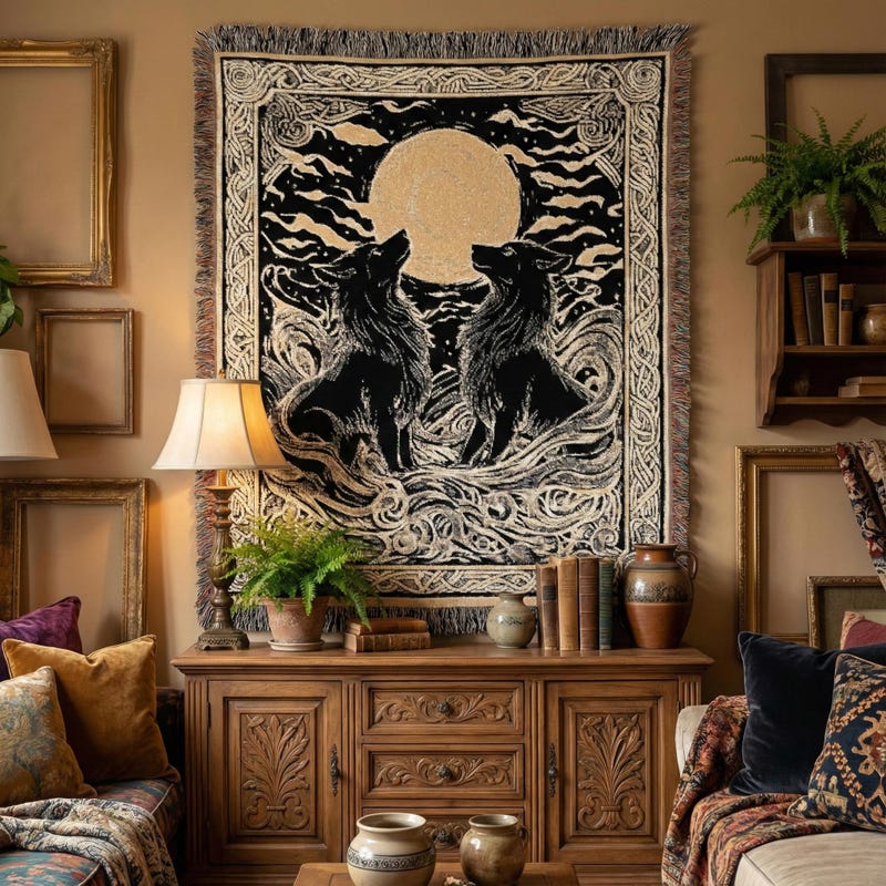 Viking Woven Tapestry - Etsy UK