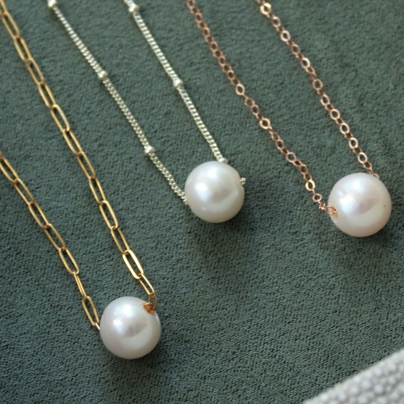 Pearl Layered Necklace - Etsy