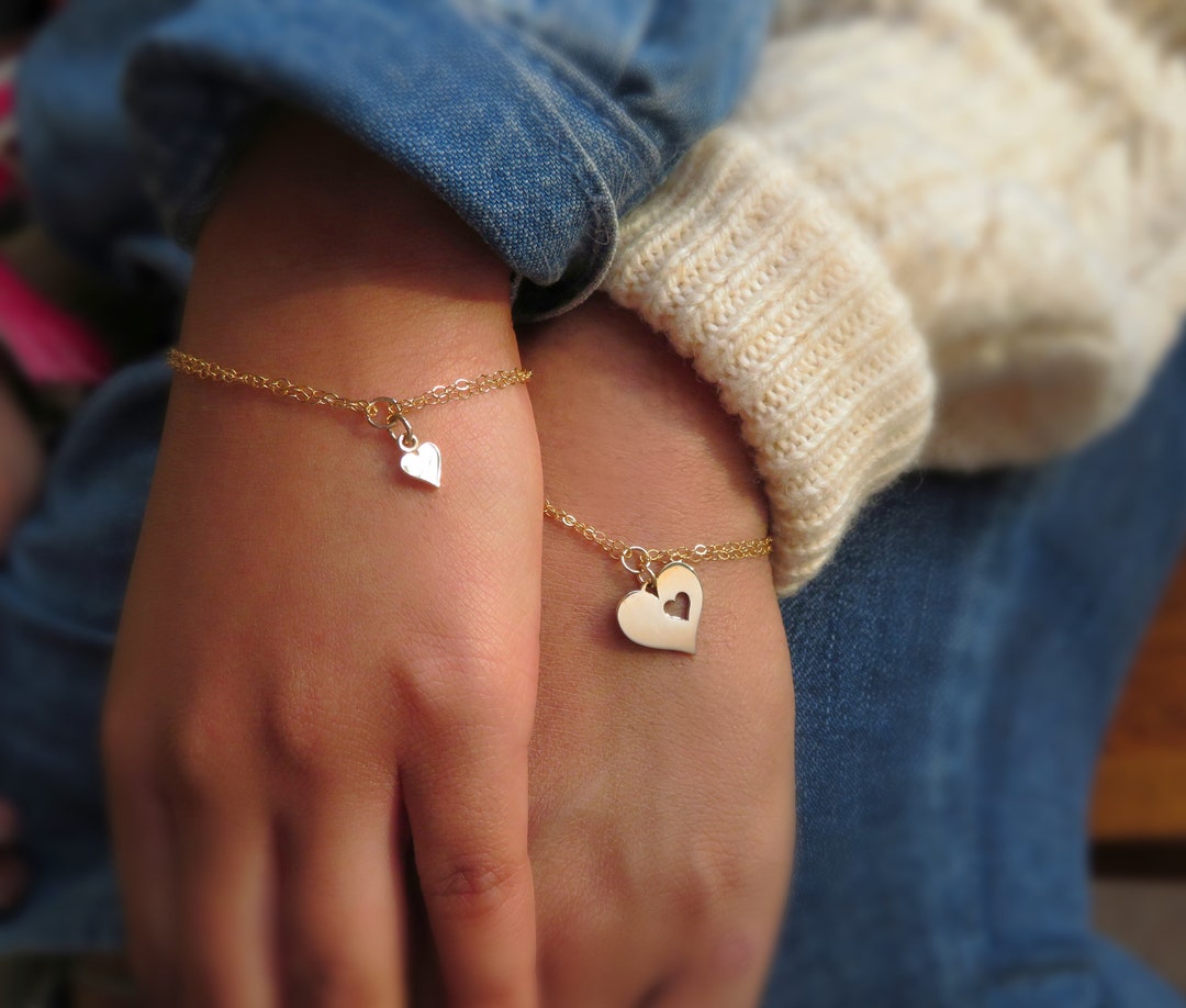 Matching Mother Daughter Bracelet Set, Kindergarten Graduation Jewelry ...