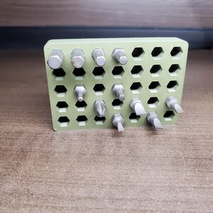 3D Printed Hex Bit Organizer - Etsy