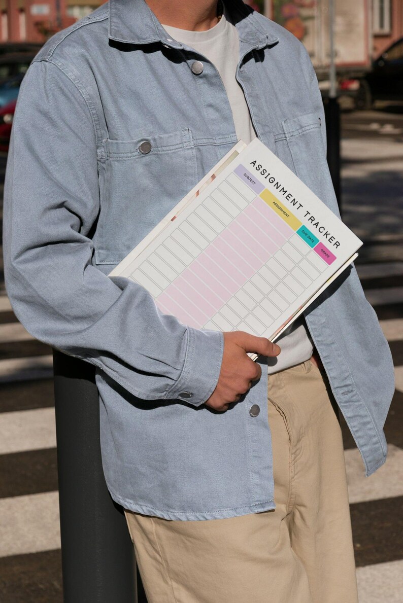 Assignment Tracker Spreadsheet, Google Sheets Template, Homework ...