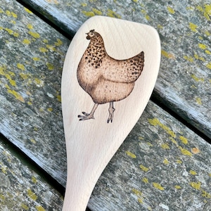 Handburned Chicken, Duck & Guinea Fowl Spoons - Etsy
