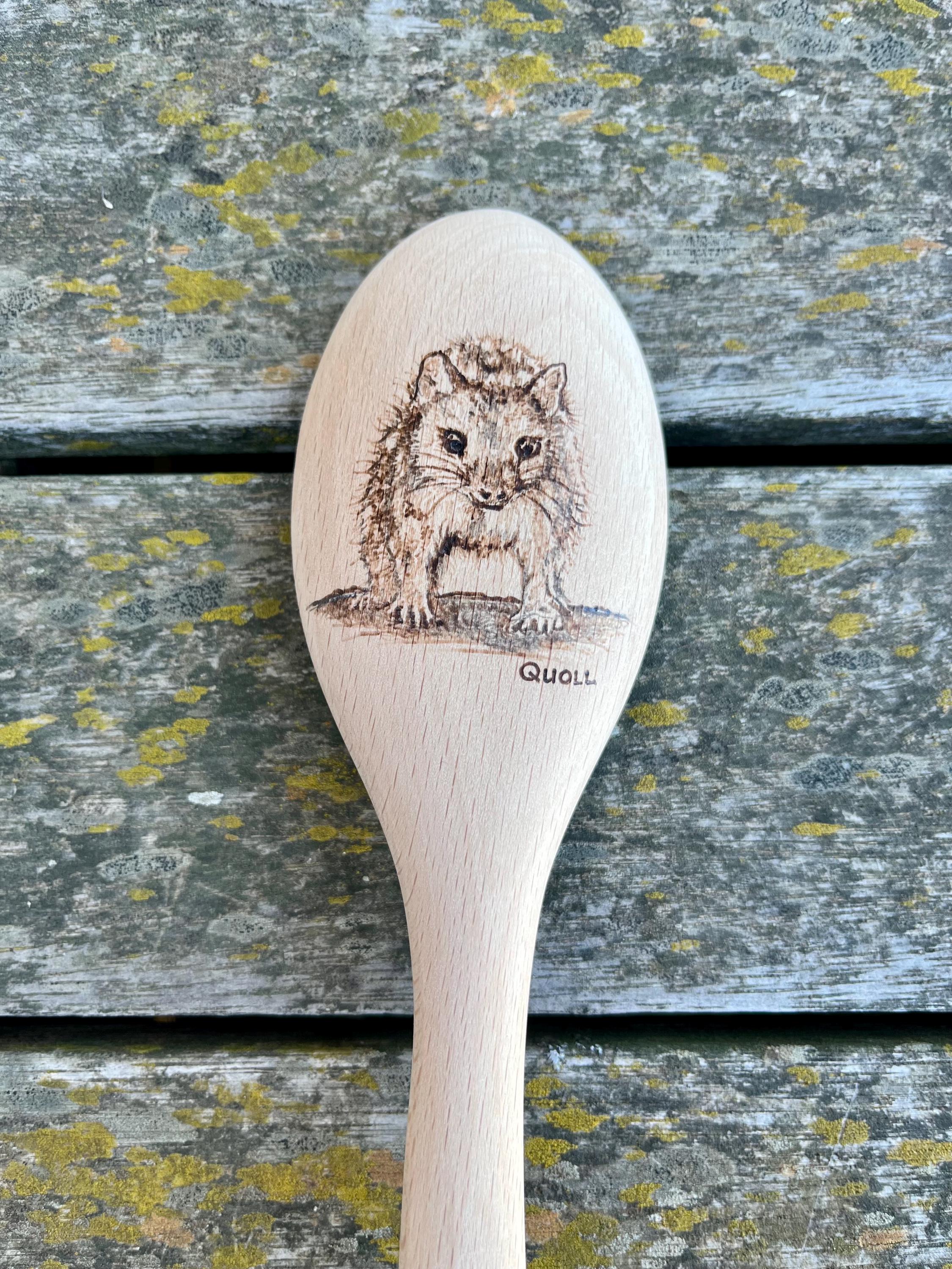 Handburned Native Australian Animal Spoons - Etsy Australia