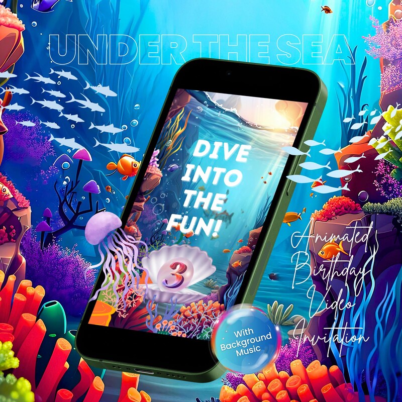 Ocean Invitation - Etsy