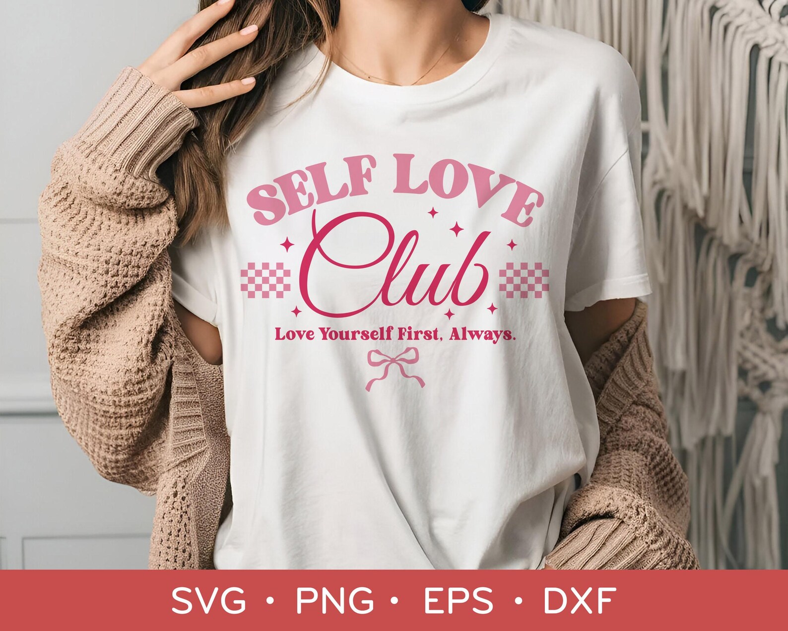Self Love Club SVG, Valentine Coquette Png, Valentine's Day Svg, Love ...