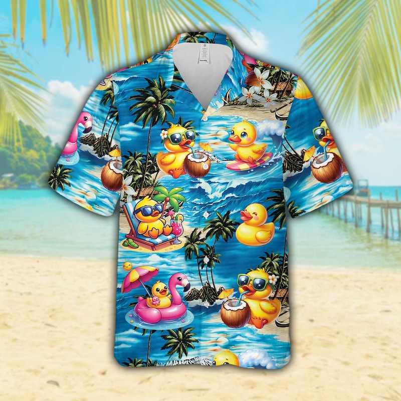 Surfing Flamingo T Shirt - Etsy