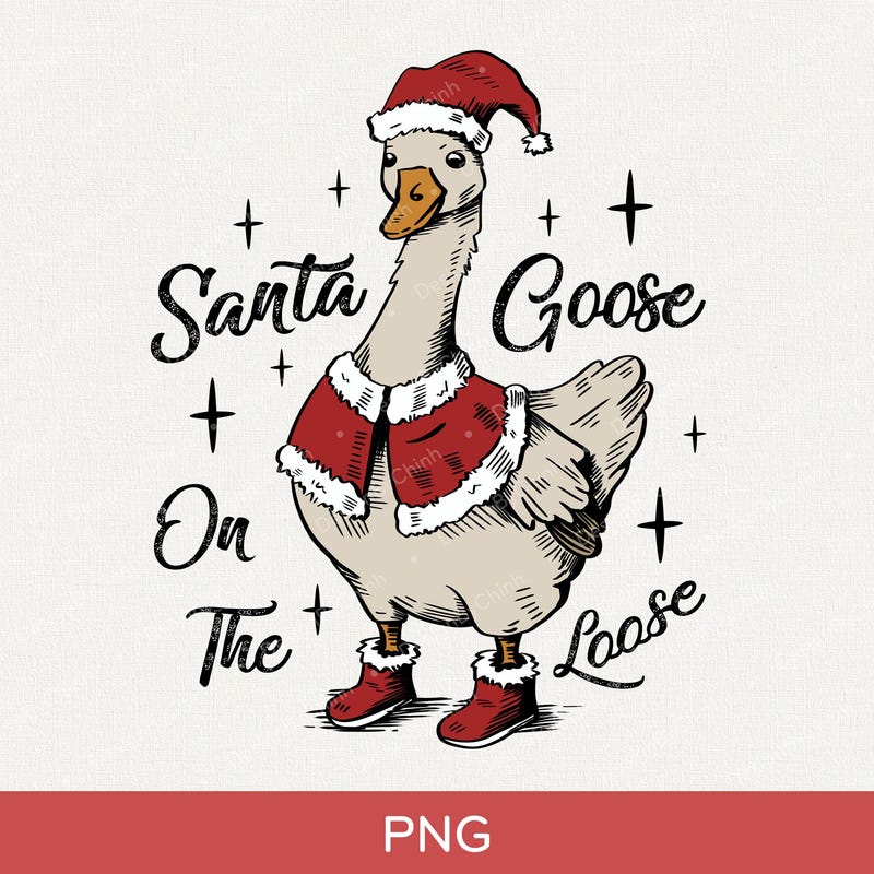 Christmas Goose - Etsy
