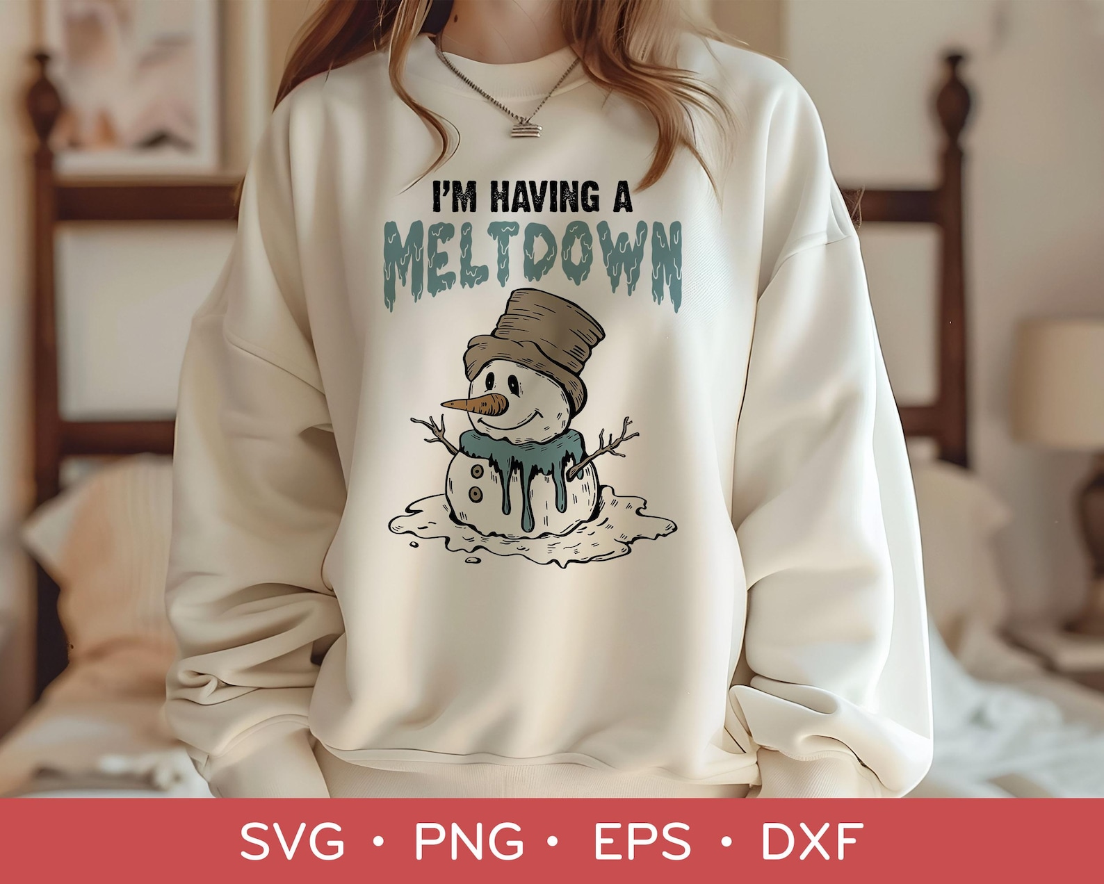 I'm Having A Meltdown Svg, Funny Winter SVG - Retro Winter Svg, Winter Quote Png, Funny Snowman ...