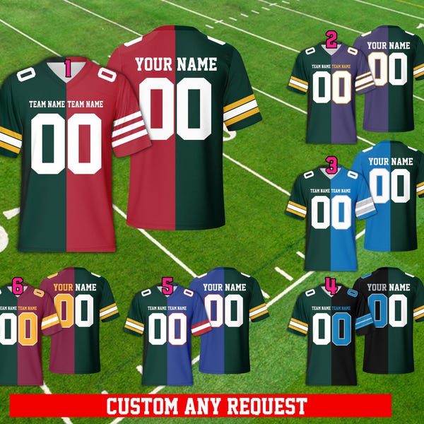 Split Nfl Teams - Etsy