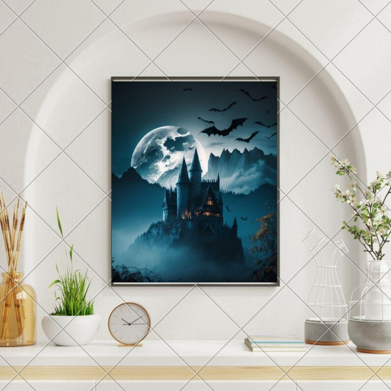 Demon Poster, Horror Art, Occult Prints, Creepy Poster, Creepy Art ...