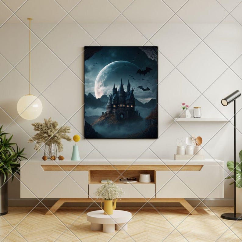 Demon Poster, Horror Art, Occult Prints, Creepy Poster, Creepy Art ...