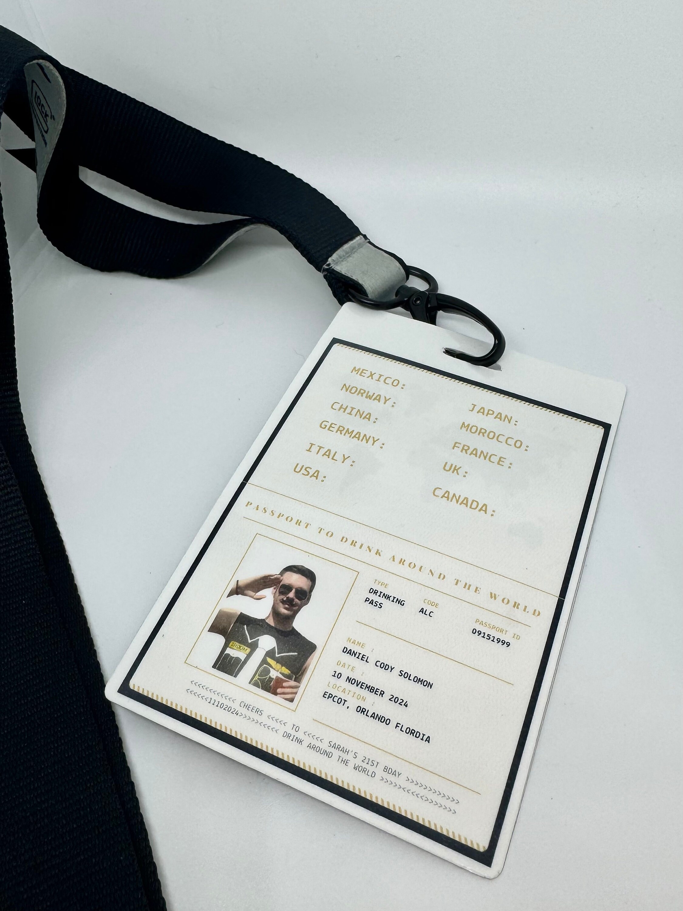 Personalized Drinking Around the World Passport Punch Card - Etsy