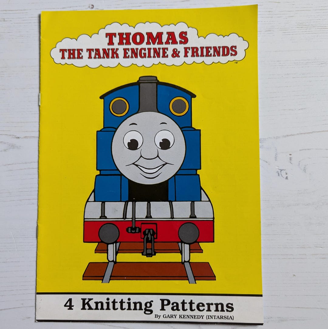 Thomas the Tank Engine & Friends Intarsia 4 X Knitting Patterns Adults ...