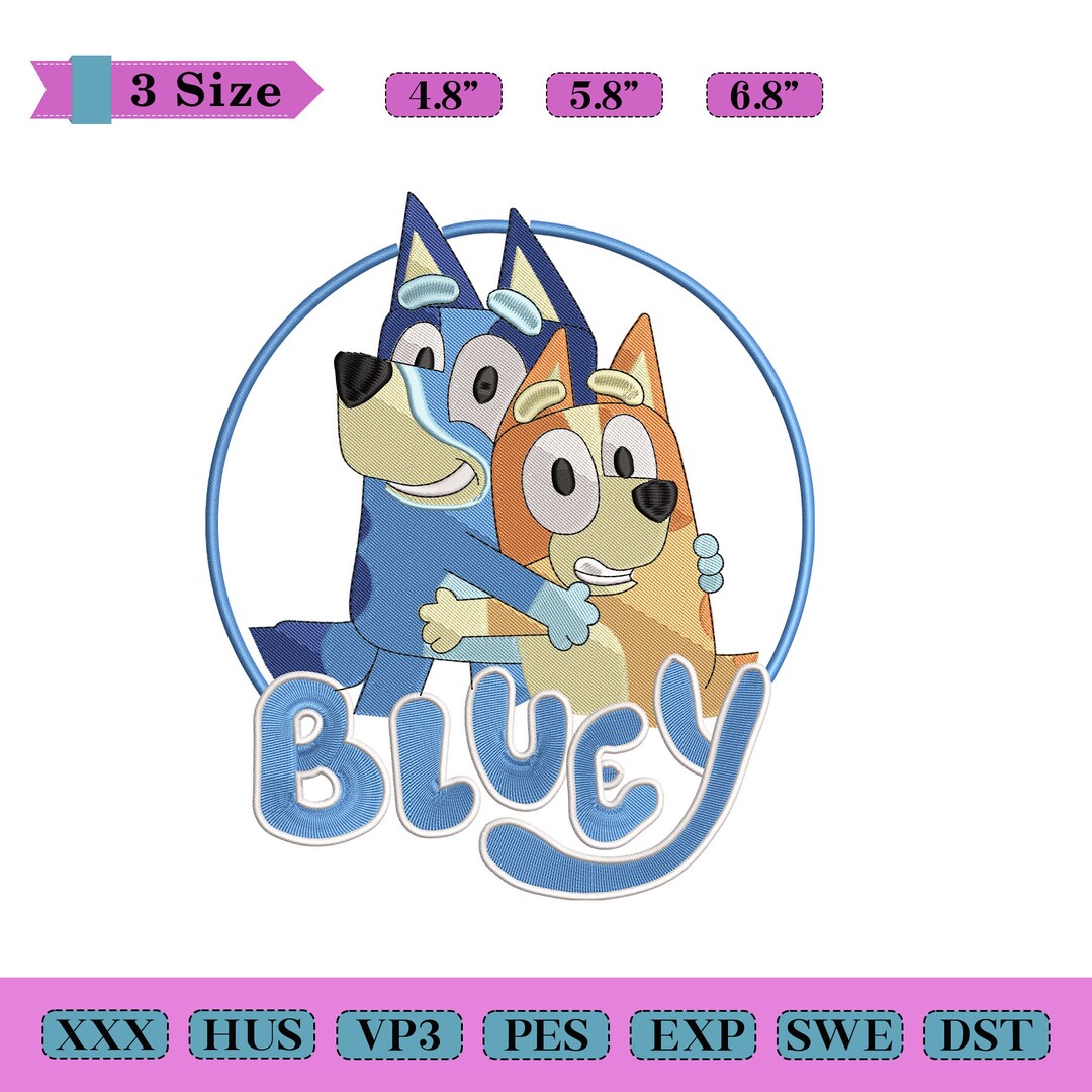 Blue Dog Embroidery Designs,blue Dog and Yellow Dog Embroidery Designs ...