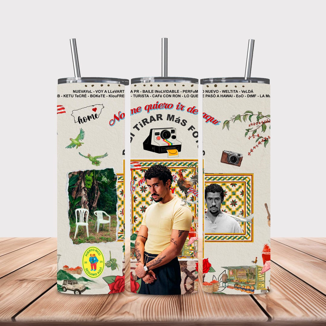 Dbtmf puerto rico Tumbler Wrap Puerto Rico Devi tirar más f Bunny , Bad ...