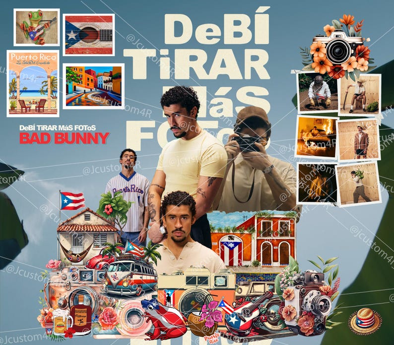 Bundle 6 Paquetepuerto Rico Debí Tirar Mas Fotos Bad Bunny Caricatura ...