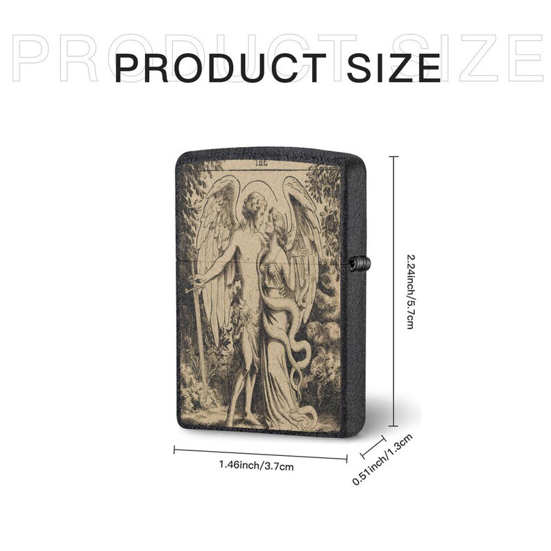 Estuche para encendedor con la carta del Tarot de los Enamorados: funda ...