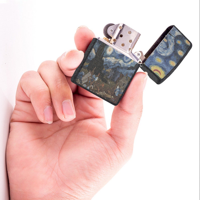 Vincent Van Gogh Starry Night Lighter Case-personalized Artist Gift ...