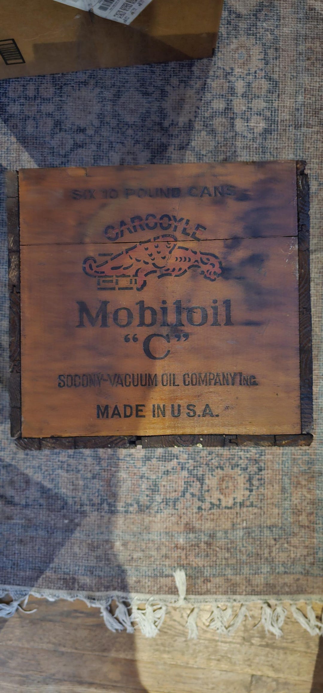 1930s Mobil Oil Gargoyle Crate - Etsy