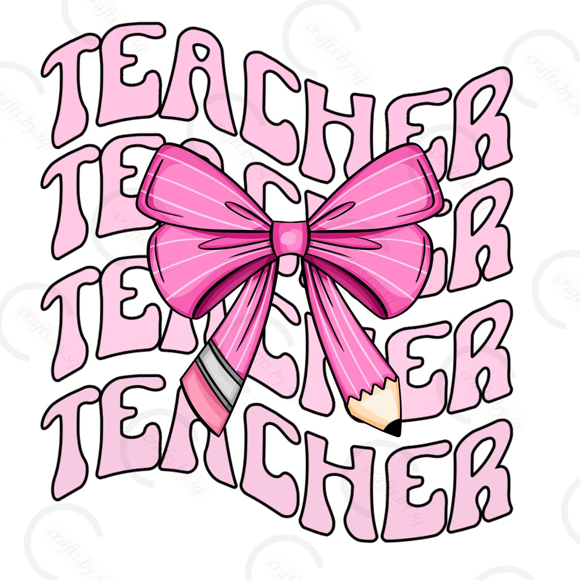 Teacher Png, Teacher Coquette Png, Back to School Png, Teacher Gift Png ...