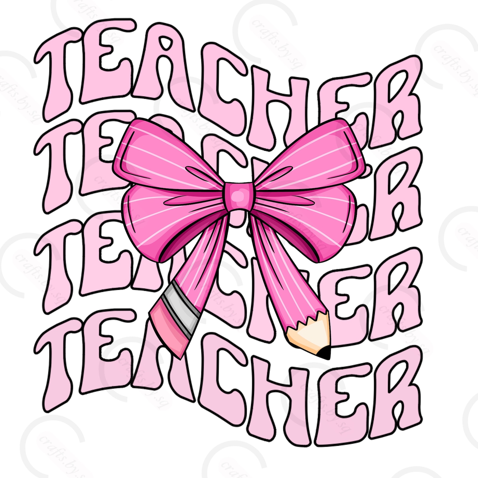 Teacher Png, Teacher Coquette Png, Back to School Png, Teacher Gift Png ...