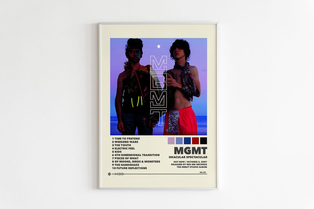 Oracular Spectacular Posters / MGMT Poster / Album Cover Poster, Poster ...