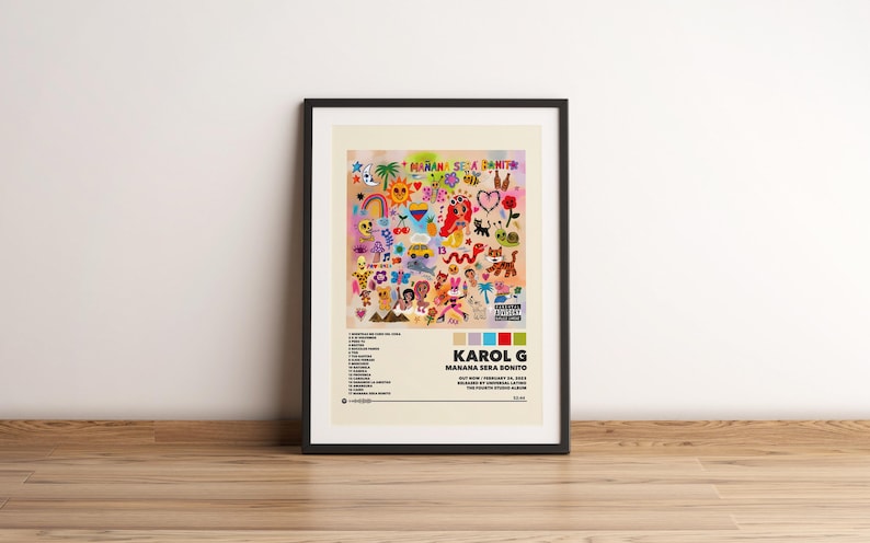 Karol G Posters / Mañana Será Bonito Poster, Album Cover Poster, Poster ...
