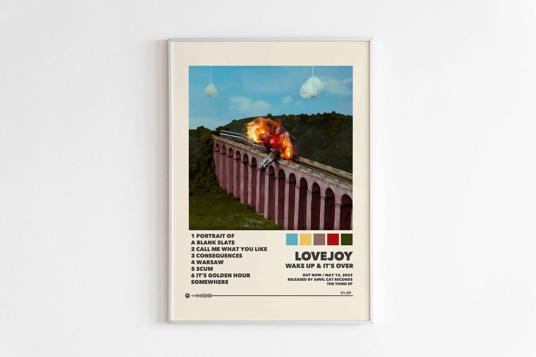 Lovejoy Posters / Wake up & Its Over Poster / Album Cover Poster ...