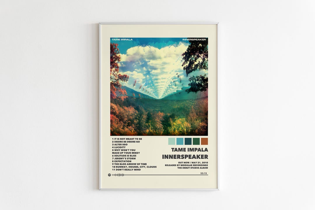 Tame Impala Poster / Innerspeaker Poster / Album Cover / Poster Print ...