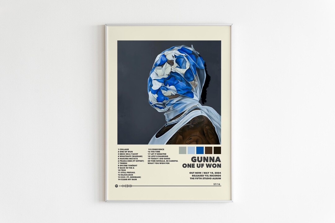 Gunna Posters / One of Won Poster / Rap Music Tracklist / Album Cover ...
