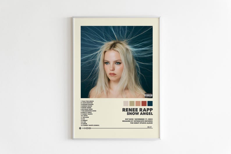 Reneé Rapp Posters / Snow Angel Poster / Album Cover Poster, Poster ...