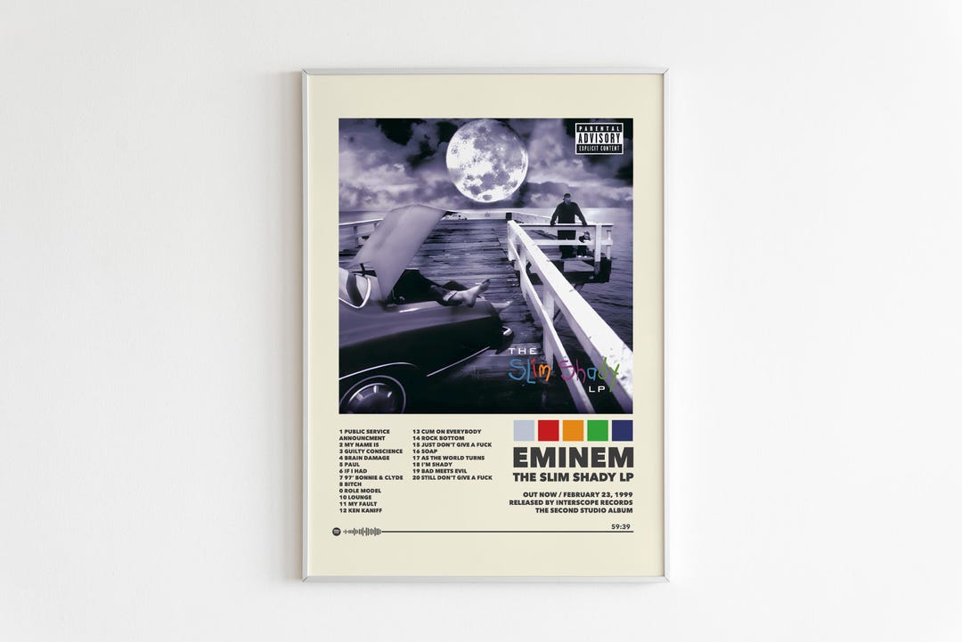 Eminem Posters / the Slim Shady LP Poster, Album Cover Poster Poster ...