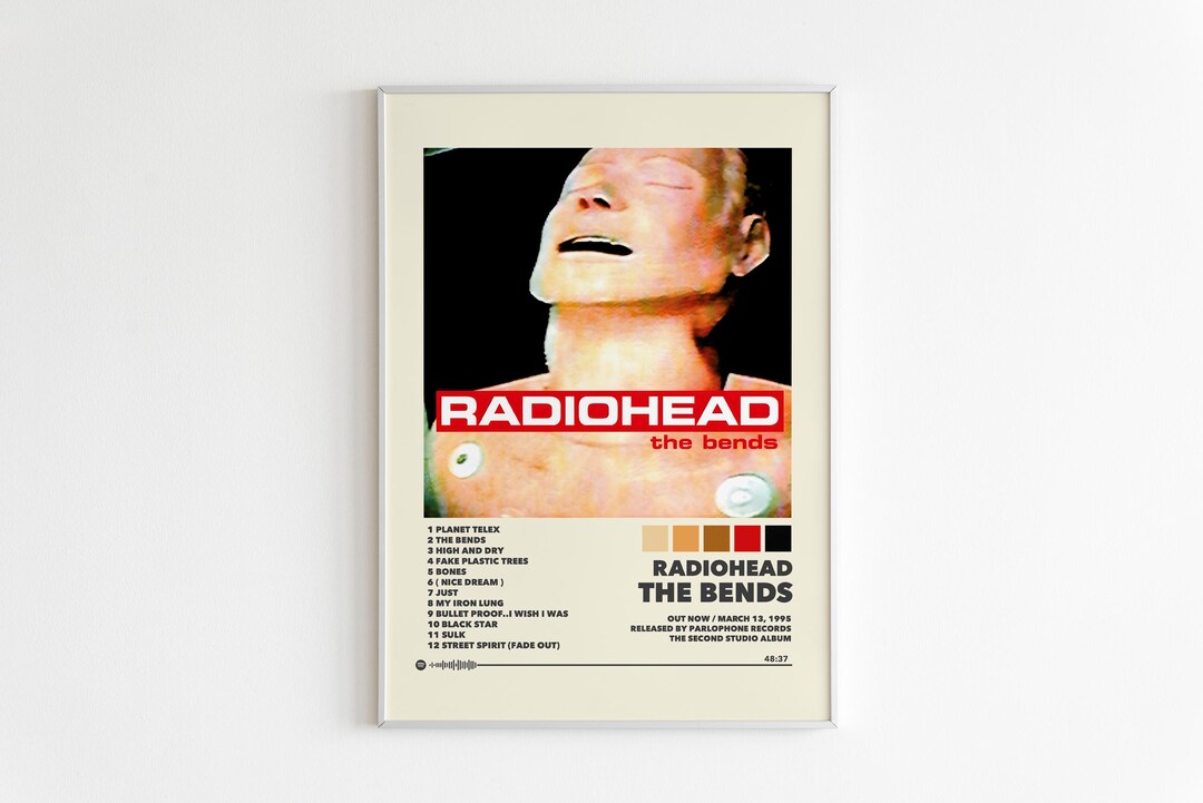 Radiohead Posters / the Bends Poster / Album Cover Poster, Print Wall ...